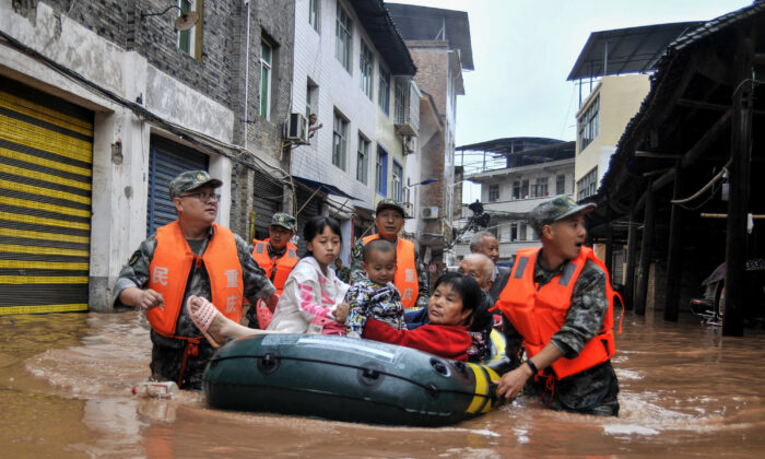 50 million Chinese have suffered from some form of natural catastrophe.